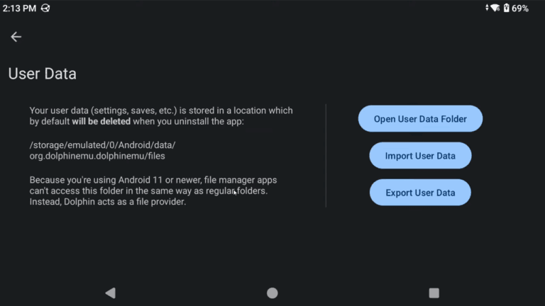 Dolphin Android Setup Guide