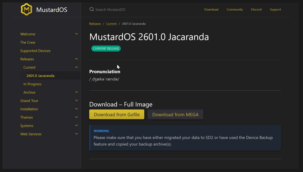muOS Jacaranda Setup Guide